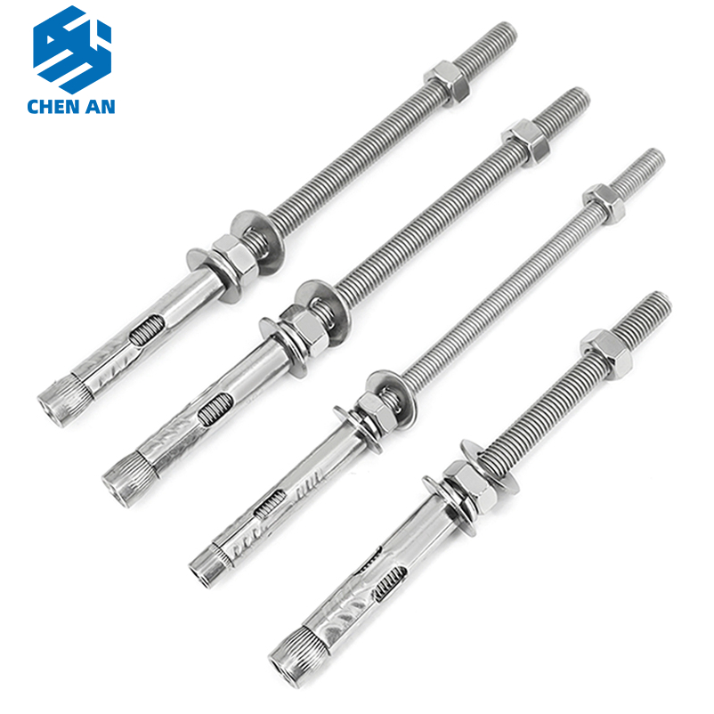 M6 M8 M10 M12 304 stainless steel Bolts through the wall long screw rod ...
