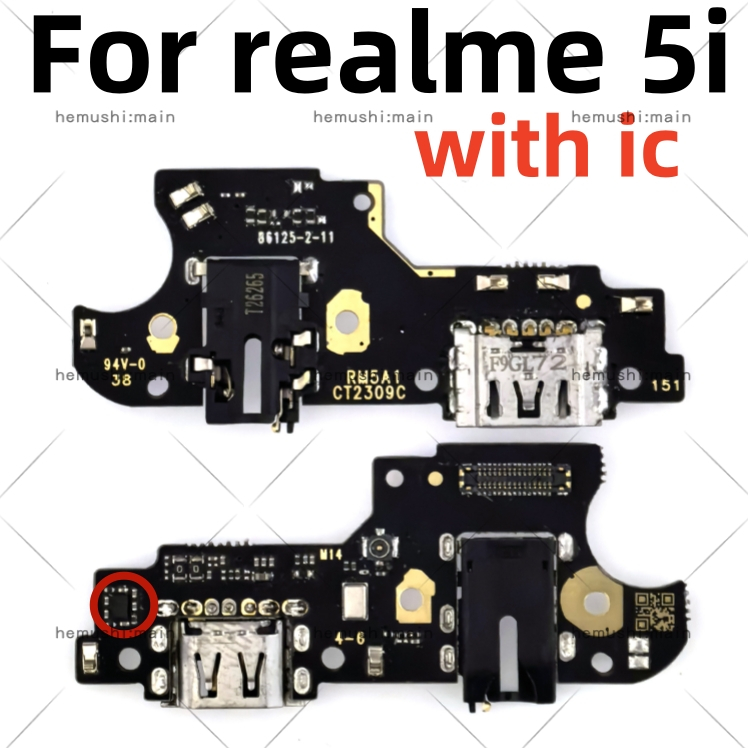 USB Charging charger port board for realme 5i Mainboard Flex USB Port ...
