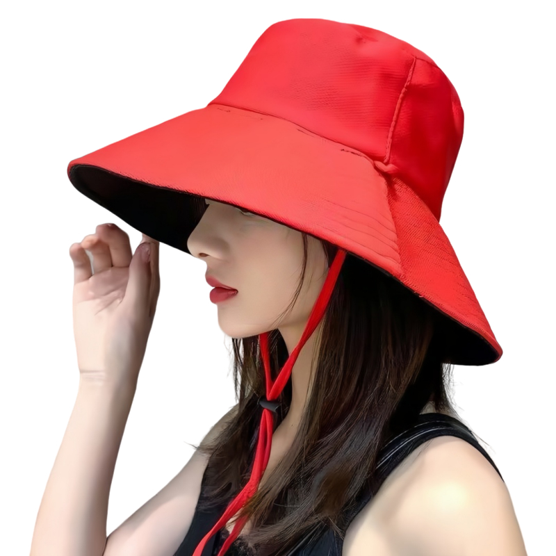 Foldable Beach Hat Topi Bucket Sun Protection cap | Shopee Malaysia