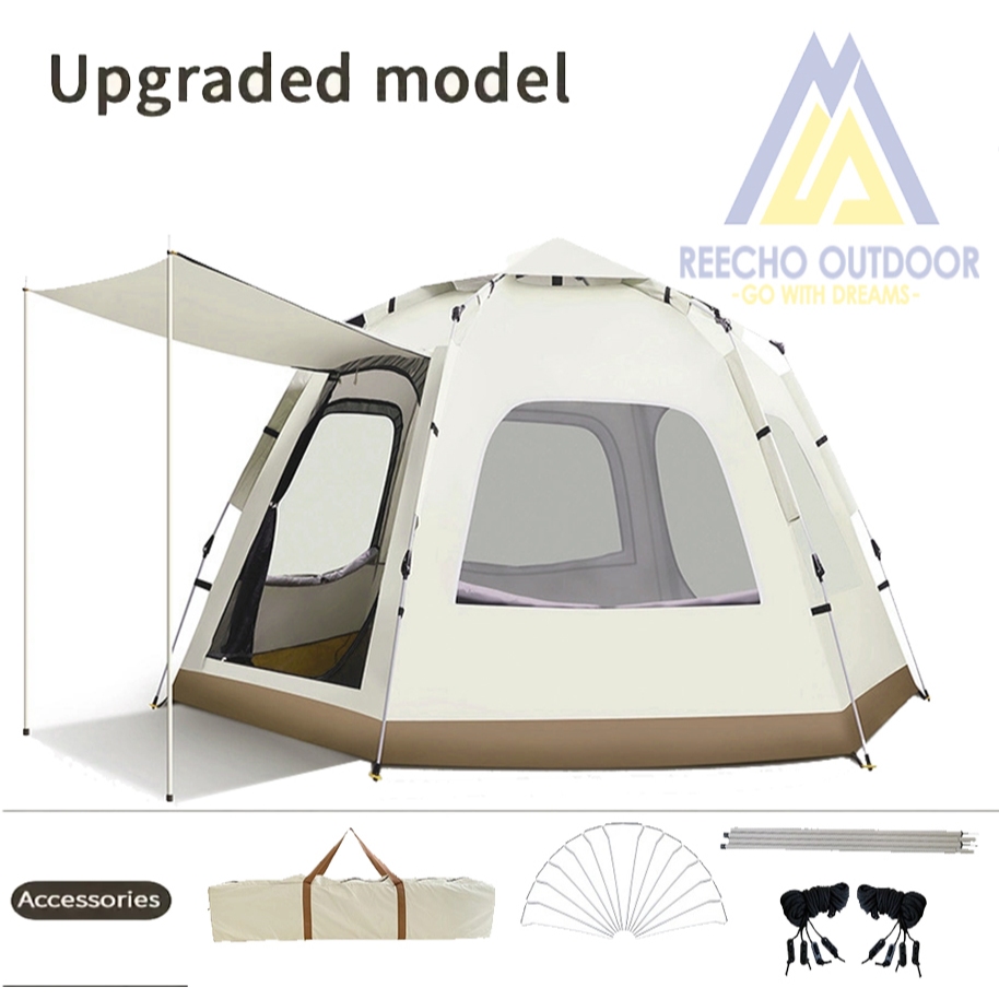 [REECHO OUTDOOR]]Outdoor Self-driving Travel Camping Tent Automatic ...