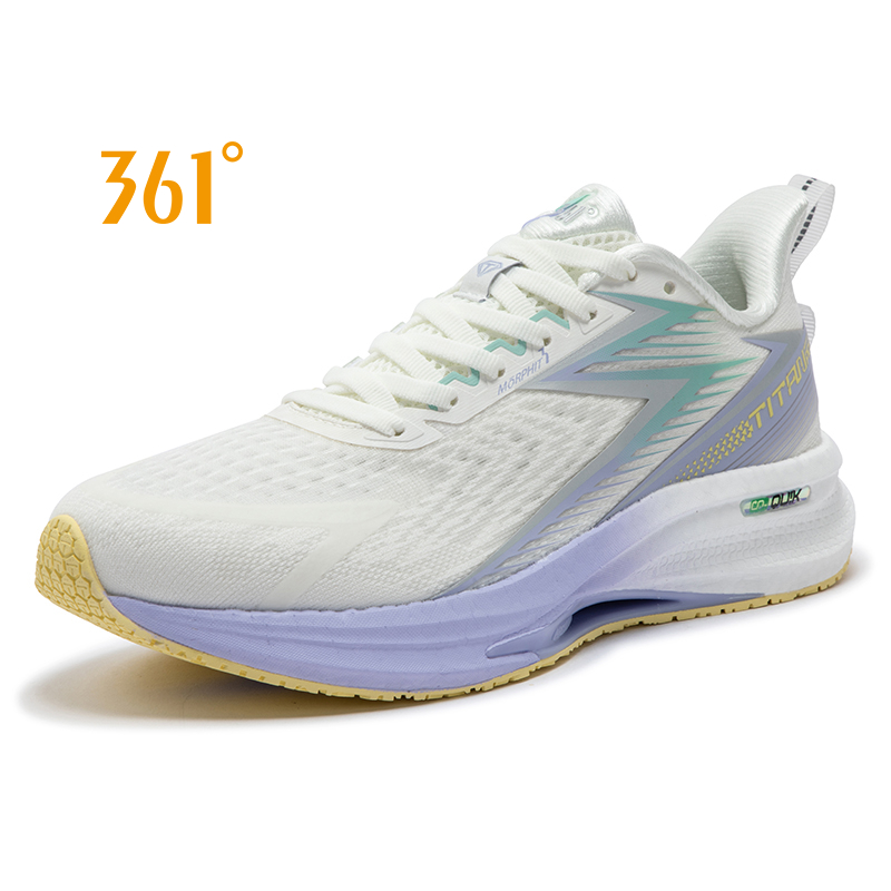 361 Degrees Women Running Shoes Soft Elastic Cushioning Anti-Slip Wear ...