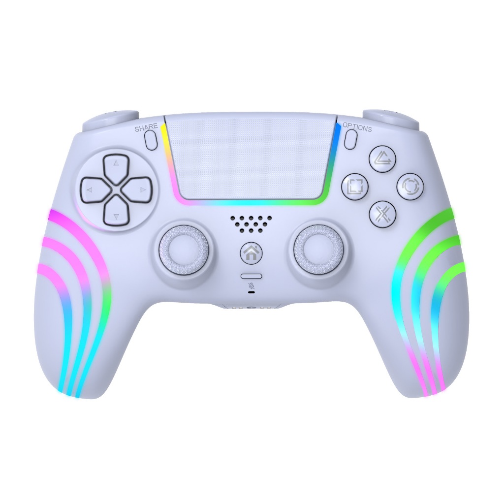 Pack Wireless PS4 Controllers with RGB LED Lighting | Double Shock ...