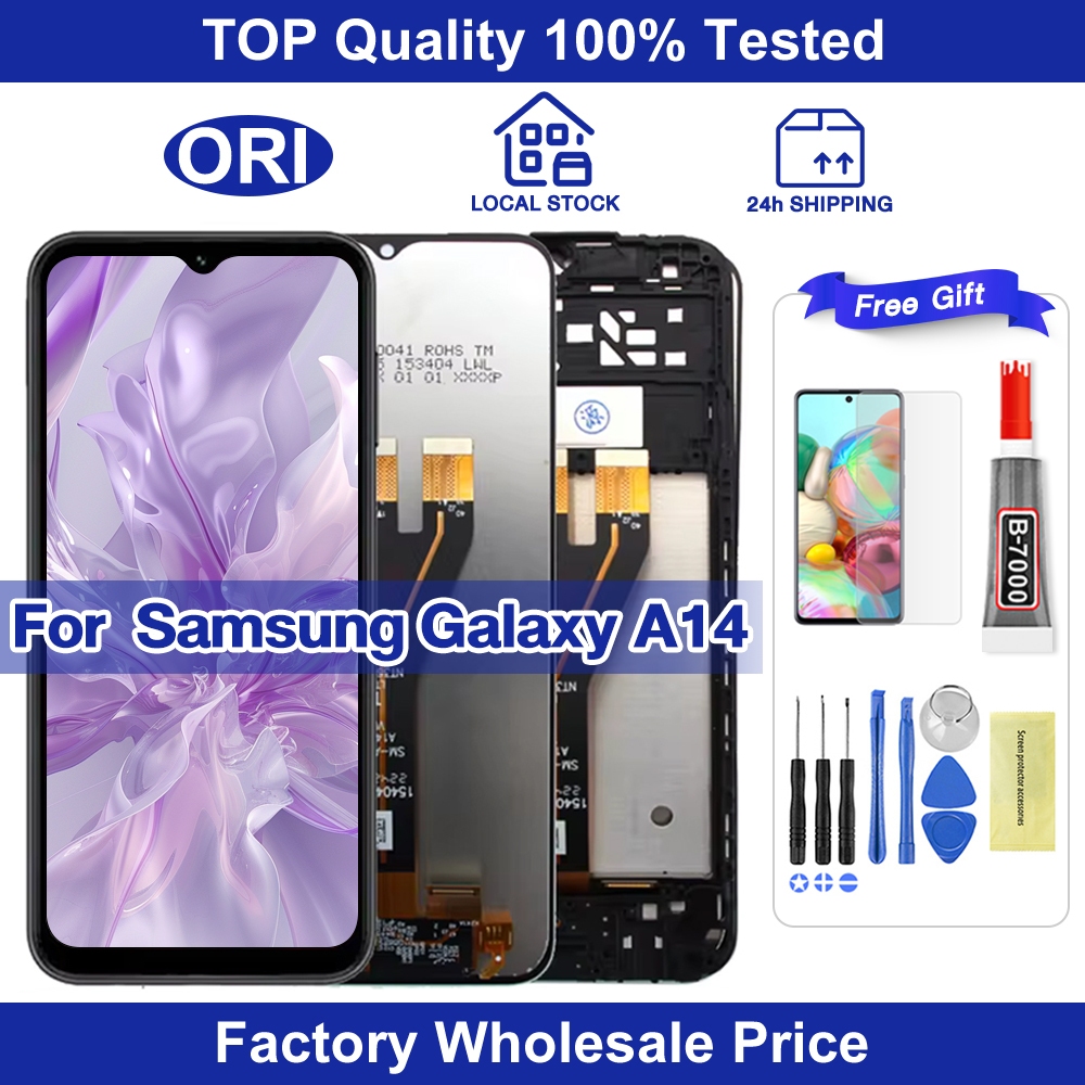 Original LCD For Samsung A14 4G / A145 LCD Display Touch Screen ...
