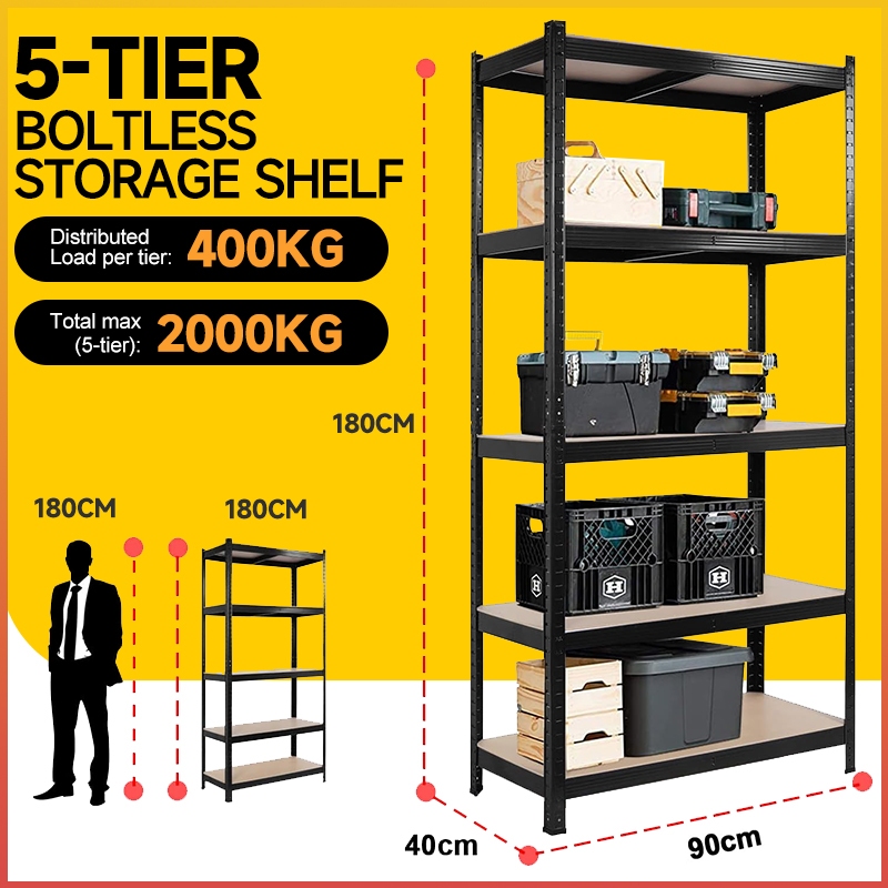 Boltless Rack Rak Dapur Rak Besi Bertingkat Heavy Duty Rack Full Metal ...