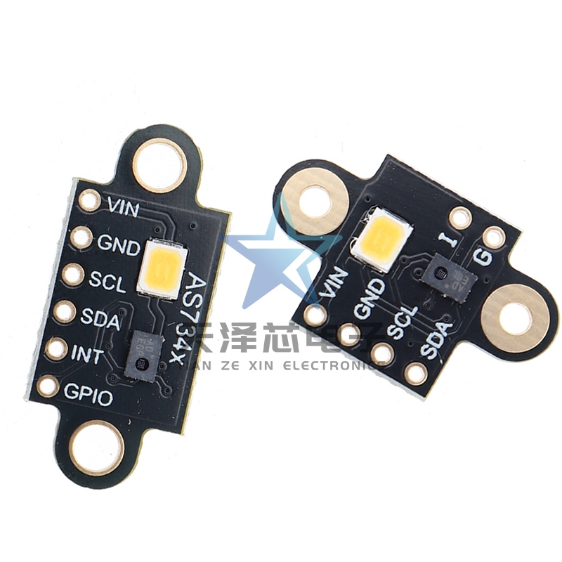Gy-as7341-v1/v2 Visible Light Infrared Color Color 11/16 Channel Spectrum Sensor Module AS7343 ...