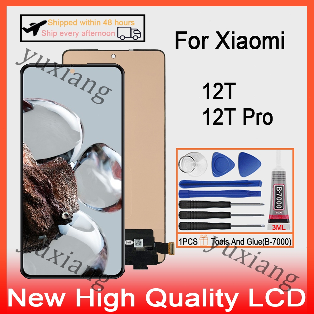 AMOLED TFT For Xiaomi 12T 12T Pro LCD Display Touch Screen Replacement ...
