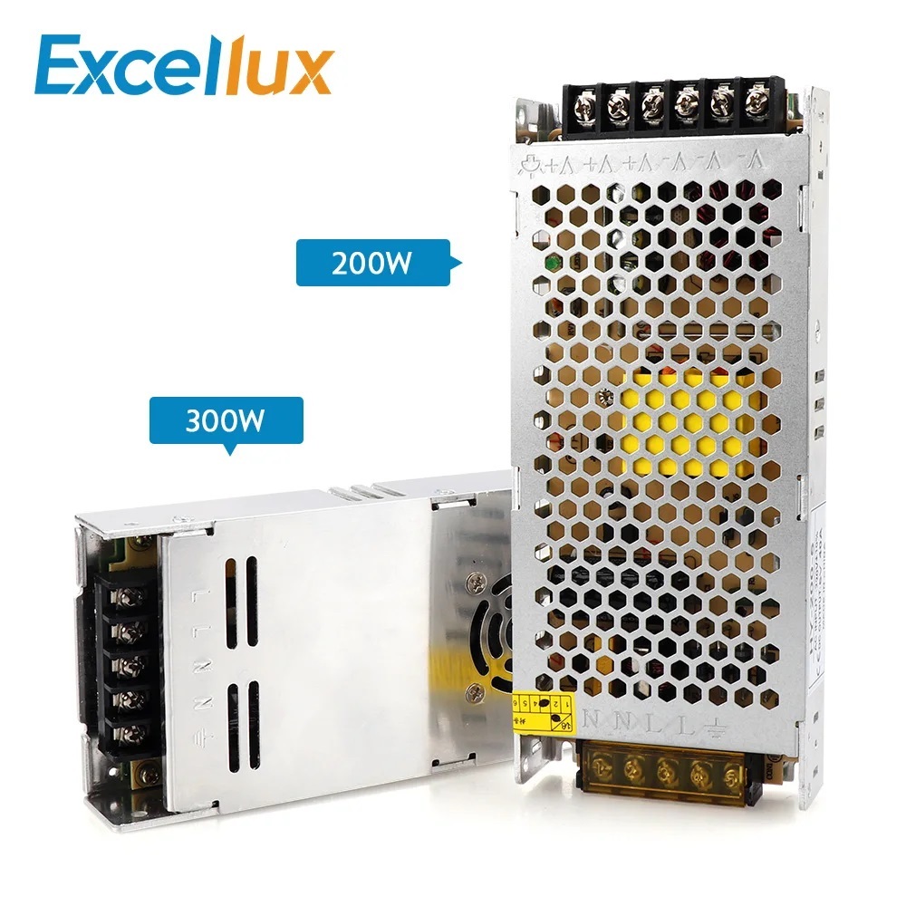 5V Power Supply 40A 60A Ultra Thin Led Driver 200W 300W Switching ...