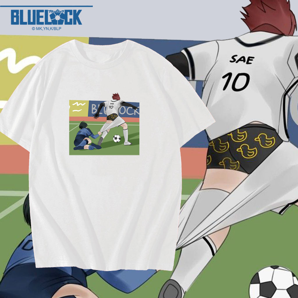 T-shirt, Blue Lock The Movie Episode Nagi 100% kapas, selesa dipakai ...