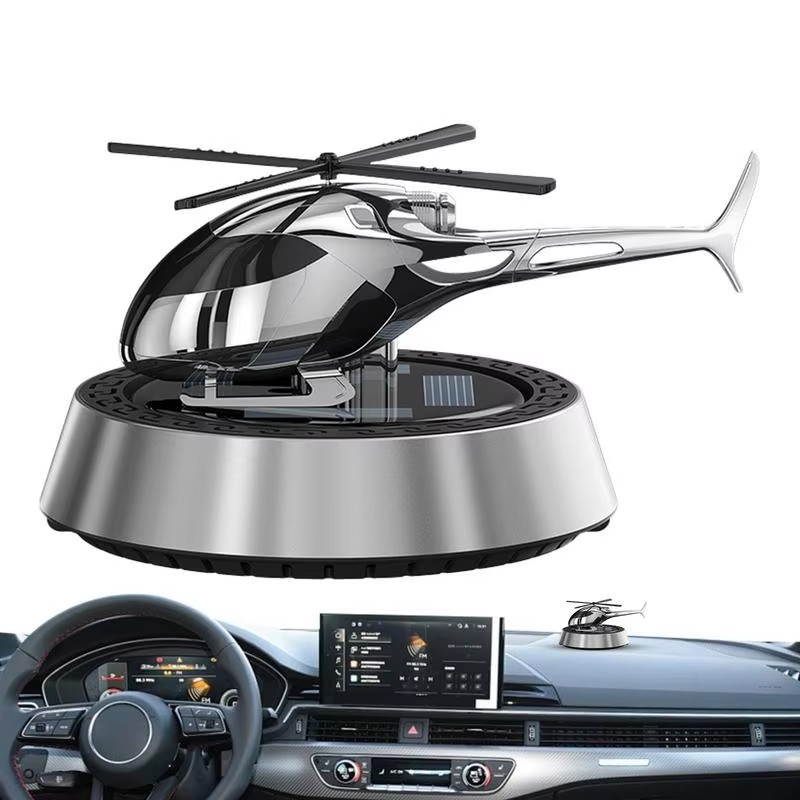 Solar Car Aromatherapy Diffuser Solar-Powered Aircraft Air Freshener ...