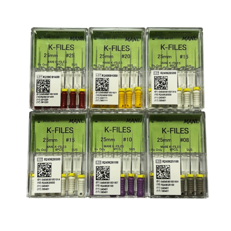 1 Pack Dental K-File 21/25mm Files Endodontic Instruments Stainless ...