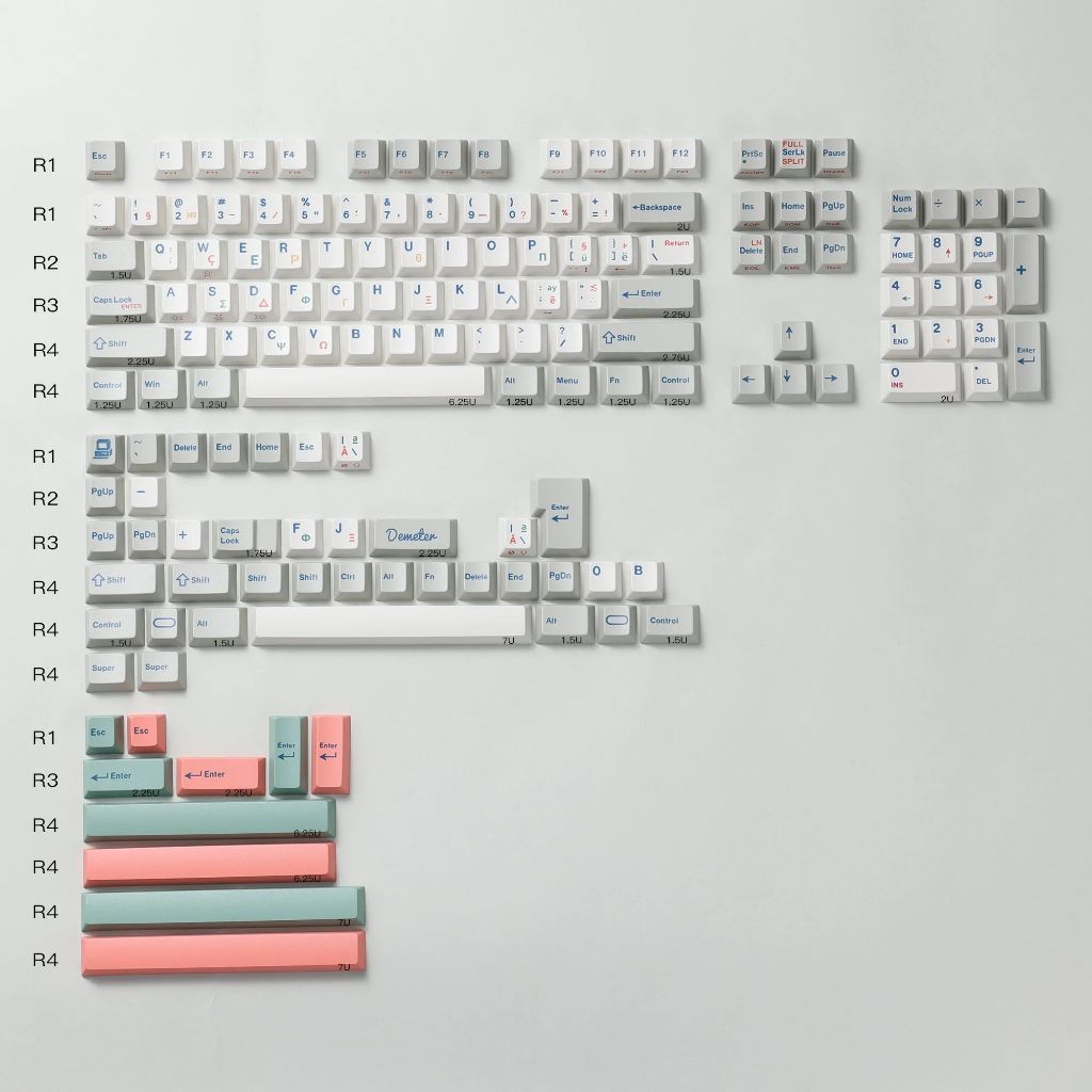 Greek Cherry Profile Keycaps | Shopee Malaysia