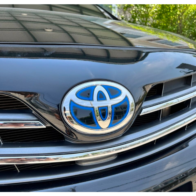 (1Pcs)Toyota Hybrid Emblem Logo Blue | Shopee Malaysia