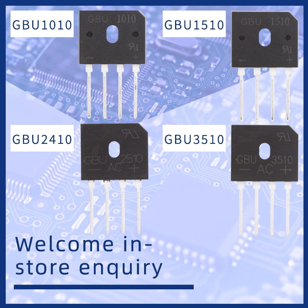 5PCS GBU1010 GBU1510 GBU2510 GBU3510 10A 15A 25A 35A 1000V Bridge ...