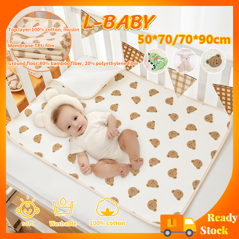 【Ready Stock】70*90cm Changing Mat Baby 3 Layer Waterproof Diaper ...