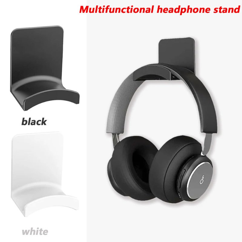 Multi-Functional Headphone Stand Without Punching Holes Computer ...