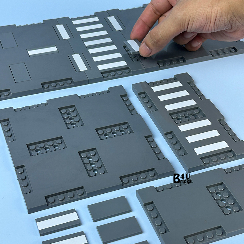 MOC City Road Base Plate Building Blocks Set Compatible with Lego ...
