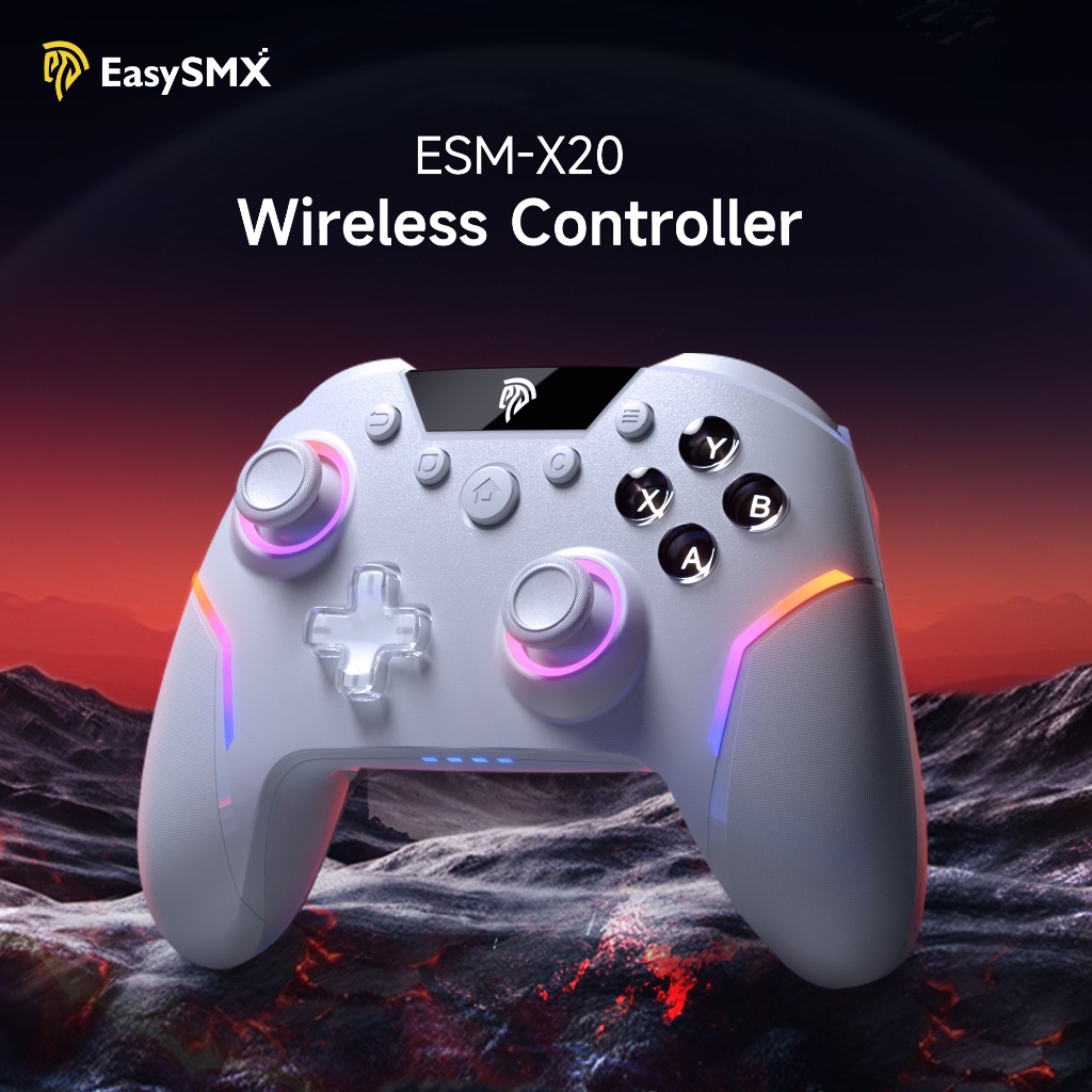 EasySMX X20 Gaming Controller PC Version Switch Pro Wireless Steam ...