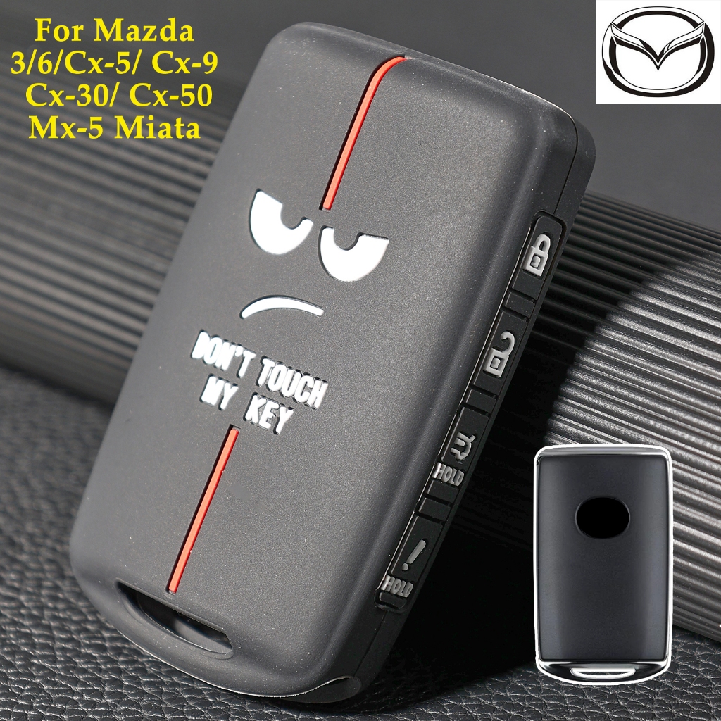 Silicone Car Key Case Cover For Mazda 3 6 Cx5 Cx9 Cx30 Cx50 Mx5 Miata ...