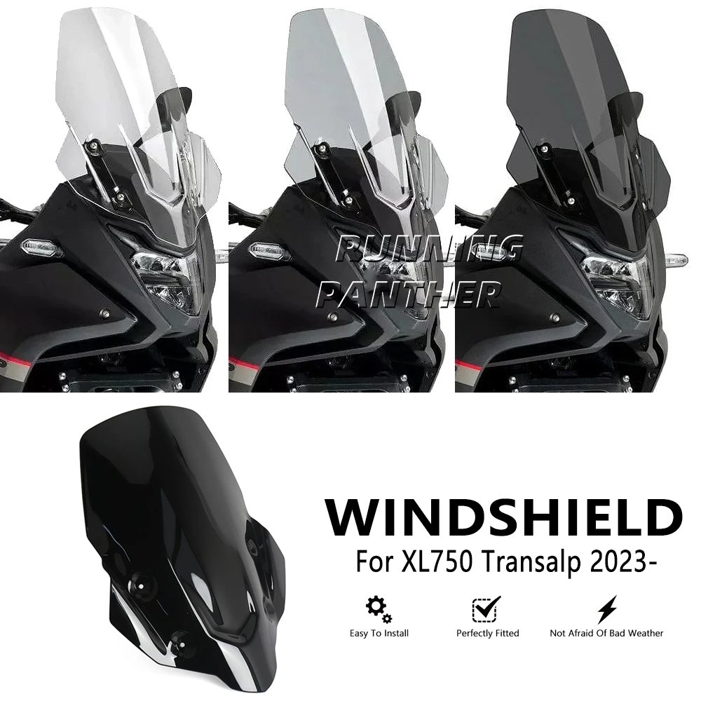 Motorcycle Windshield Windscreen Front Acrylic Wind Shield Screen ...