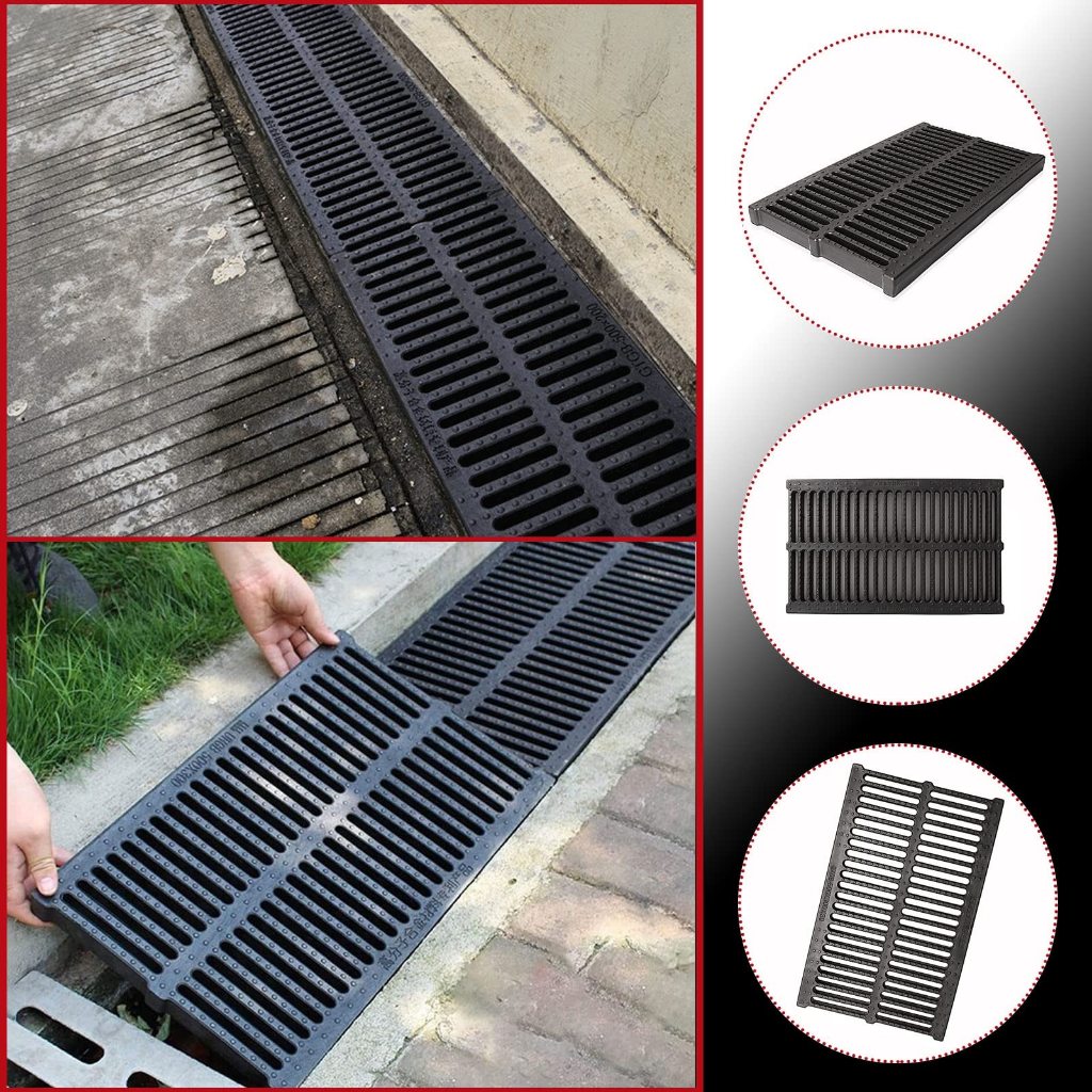 Resin plastics Outdoor sewers grille, gutter cover grids Rain grate ...