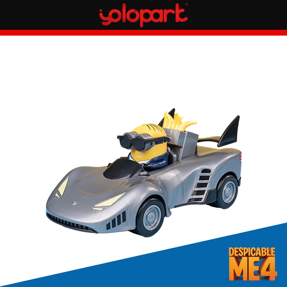 YOLOPARK Despicable Me 4 Avl Minions Agent Friction Car Toys For Kids ...