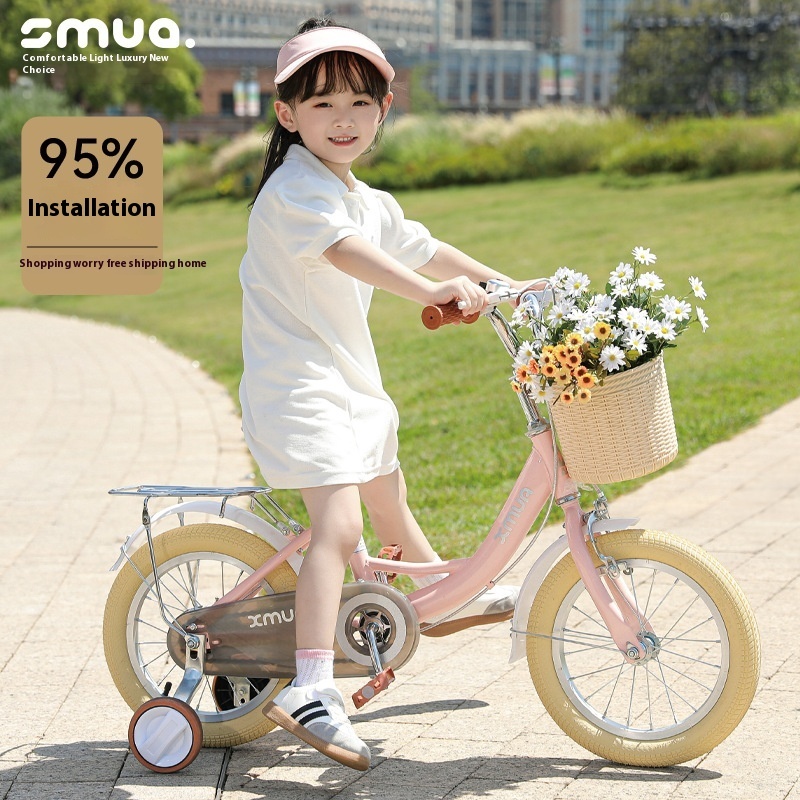 basikal budak Bicycle 12/16inch Children Bicycle Children 2-8 with ...