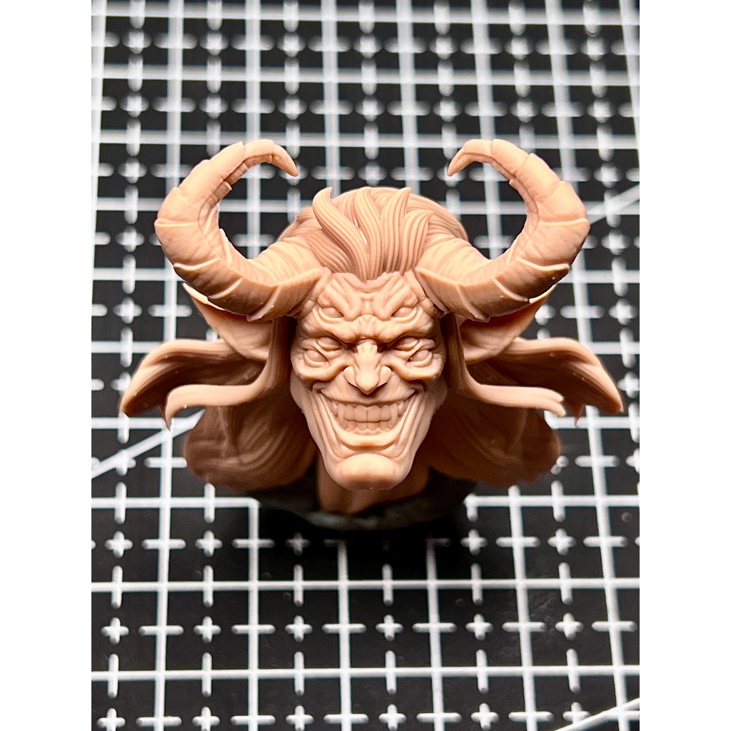 Unpainted 1/12 Scale Trigon Head Carved Model Fit For 6 inches SHF ...