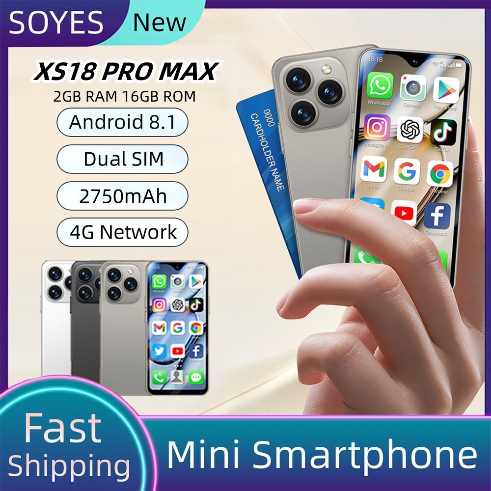 2024 New SOYES XS18 PRO MAX Mini 4G Smartphone Quad Core 4.3inch HD ...
