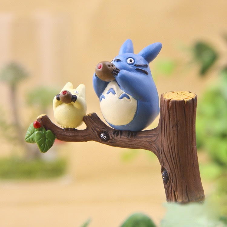 5.5cm Miyazaki Hayao Anime My Neighbor Totoro Susuwatari Blue Cat ...