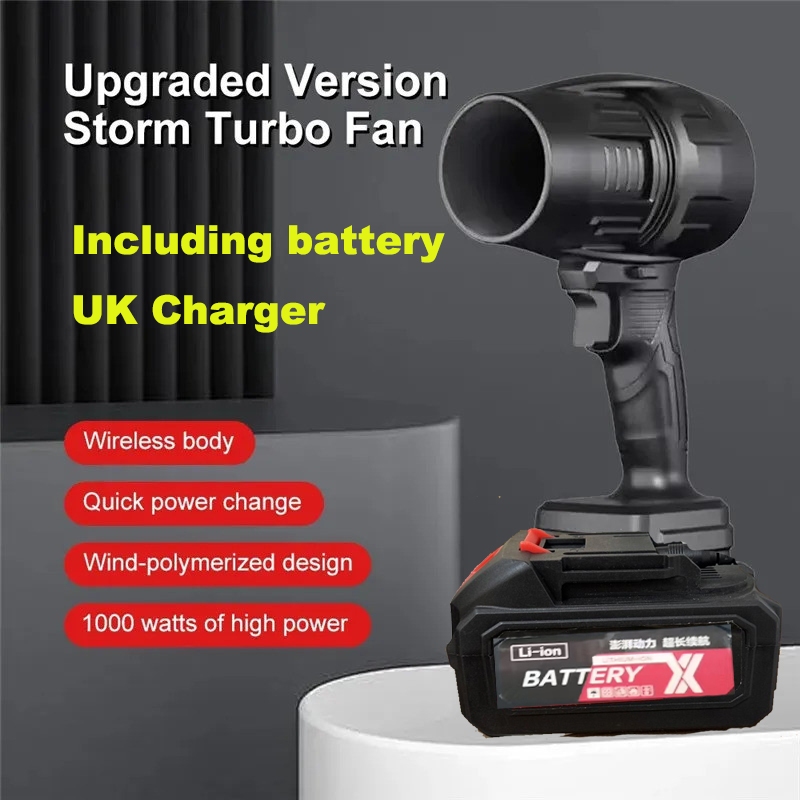 1000W Turbo Fan Violent Fan 500g Thrust Stepless Speed High Power ...