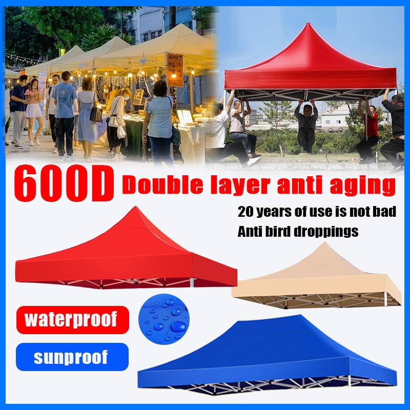 Night Market Canopy 10 x 10Ft Roof Canopy Tent folding canopy Camping ...