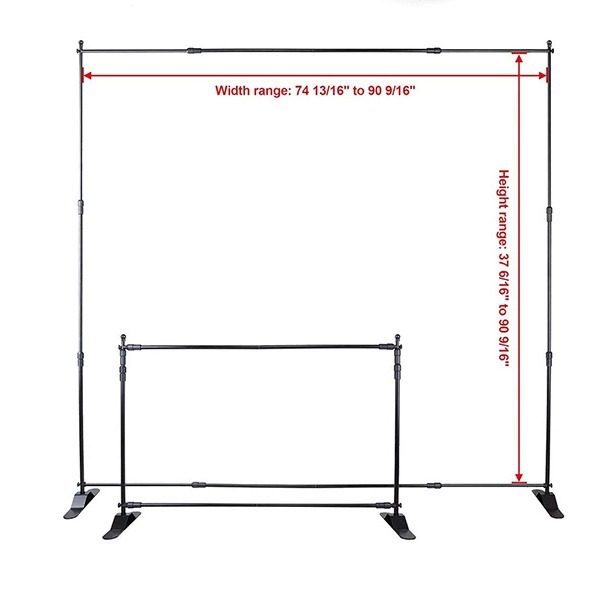 Stage Backdrops Display Stretch Banner Adjustable Photography Step And ...
