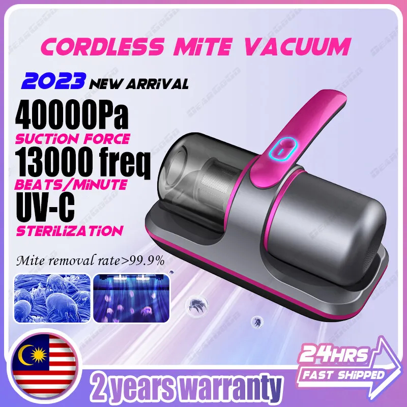 Portable Cordless Mite Remover Vacuum Bed Sofa Desk Handheld Wireless ...