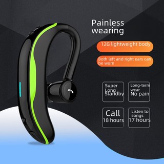 F600 Hands-Free Ear-Hook Sports Driving Wireless Bluetooth Earphones HD ...