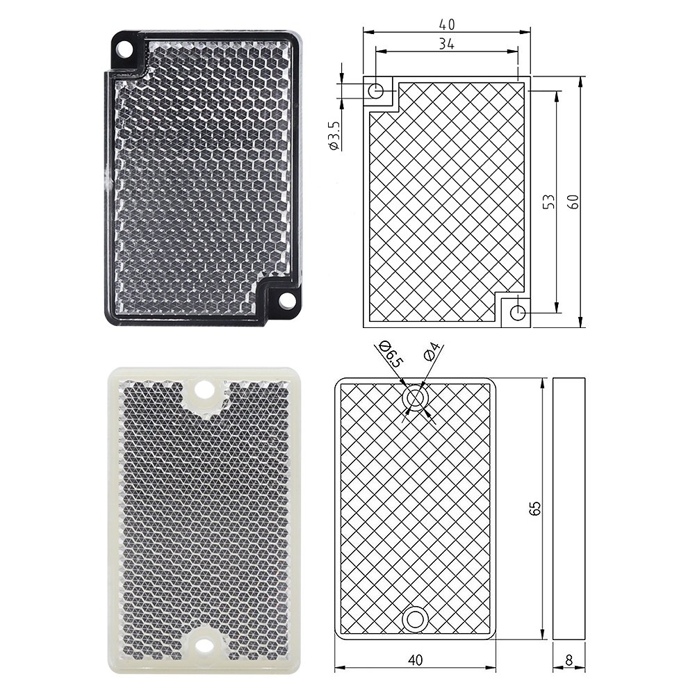 Shanghai Industrial Optoelectronic Switch Reflective Plate TD-08 09 02 ...