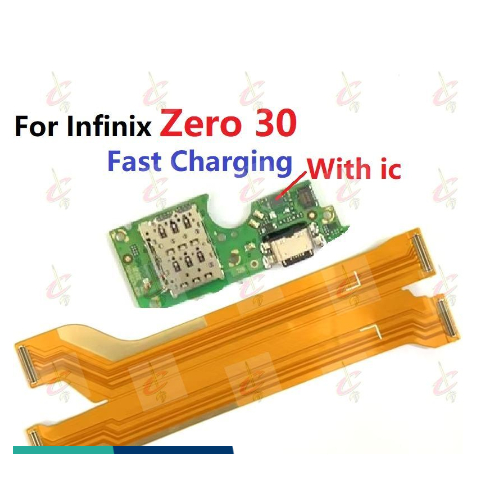 Charging board flex for Tecno Zero 30 4G 5G X6731 X6731B Main board ...