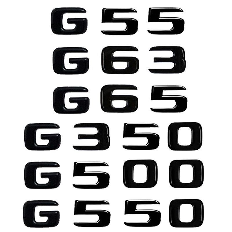 Car Trunk Letters Logo Emblem Badge Decals Sticker For Mercedes-Benz G ...