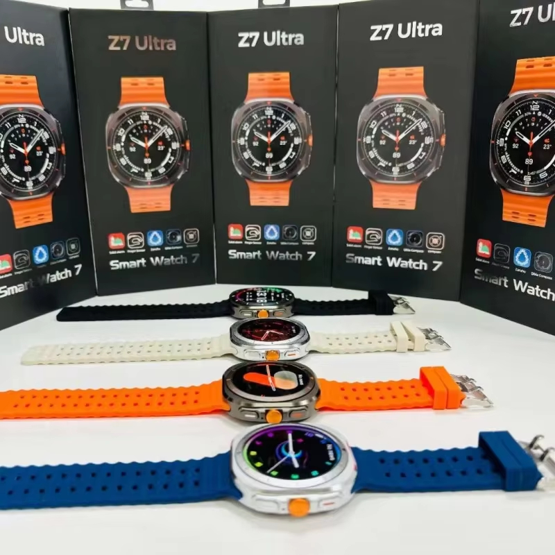 New Round Screen Smartwatch Z7 Ultra Bluetooth Phone Compass New ...