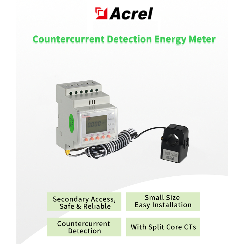 Acrel ACR10R Single Phase AC Energy Meter Din-rail Kwh Meter Current ...