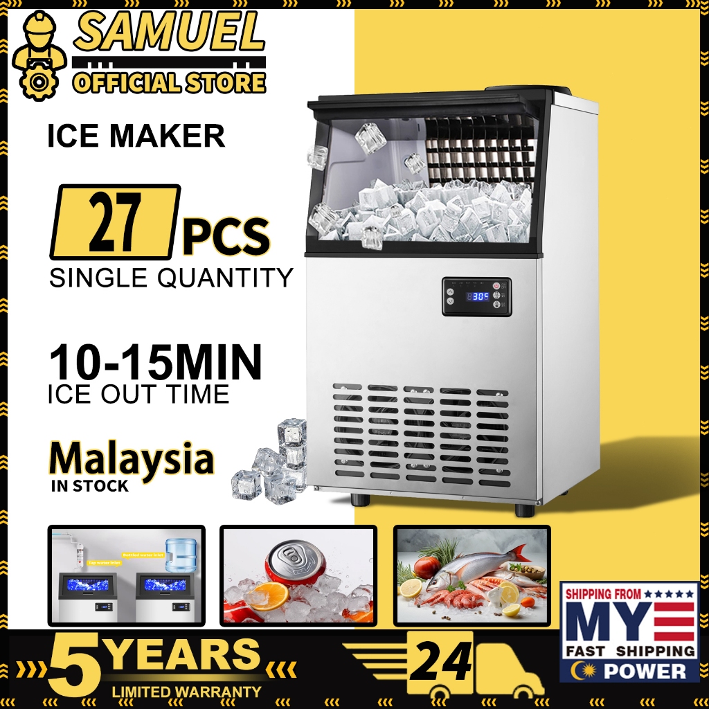 5 Year Warranty Commercial Ice Machine 27 Grid large Capacity Fully ...