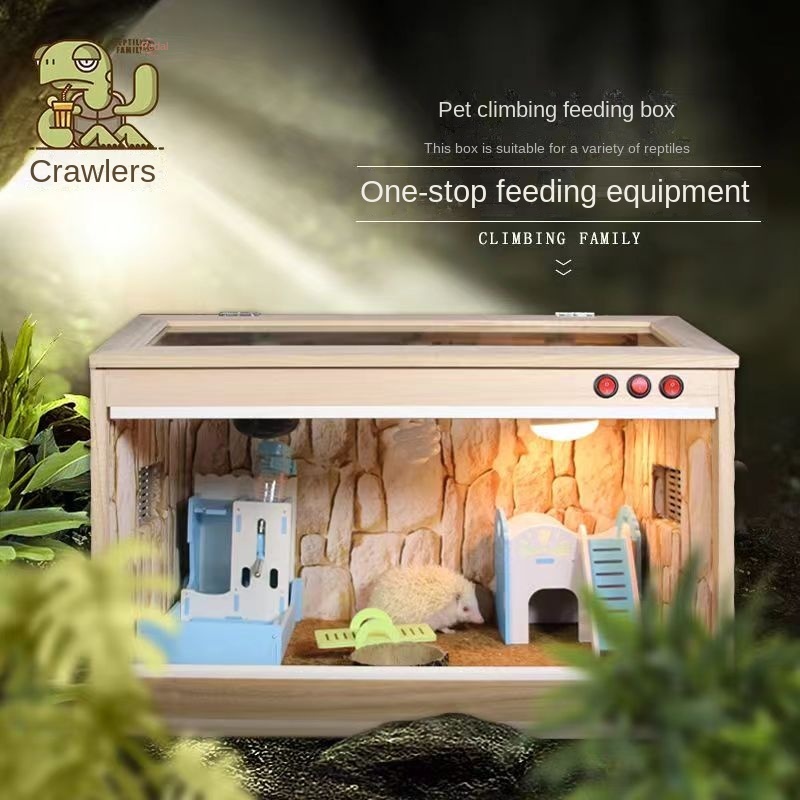 Large Size Climbing Pet Breeding Box Snake Box Hedgehog Horned Frog ...