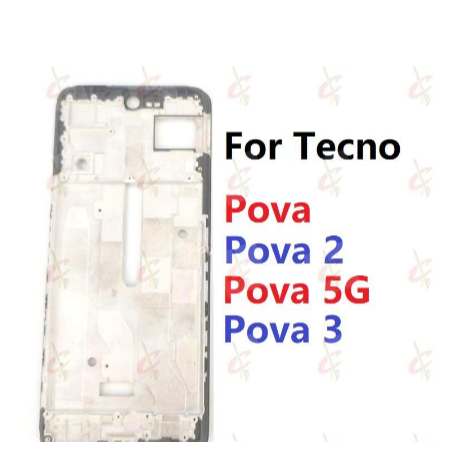 LCD Front frame for Tecno Pova 2 5G 3 middle frame LD7 LE7 LE8 LF7n ...