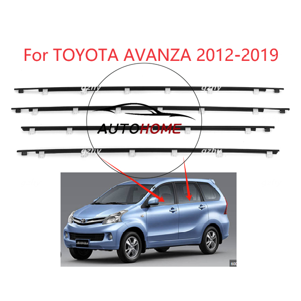 Weatherstrip Window Seal for toyota avanza 2012 2013 2014 2015 2016 ...