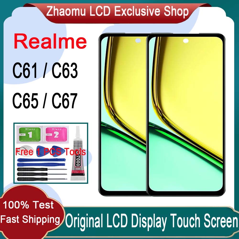 Original Realme C61 C63 C65 4G 5G C67 LCD Display Touch Screen Replacement | Shopee Malaysia