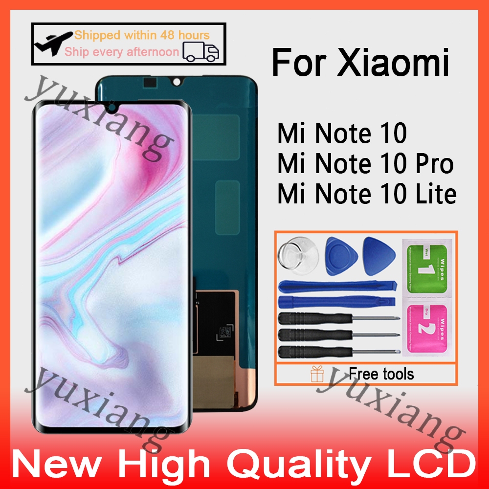 AMOLED TFT For Xiaomi Mi Note 10 Note 10 Pro Note 10 Lite LCD Display Touch Screen Replacement ...