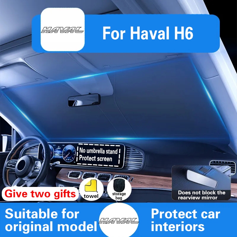 Car Front Window Sunshade Cover For Haval H6 Windshield Visor ...