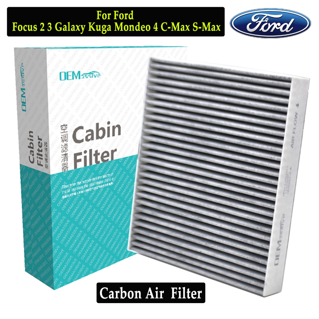 Car Activated Carbon Cabin Air Aircond Filter For Ford Focus 2 3 Galaxy ...