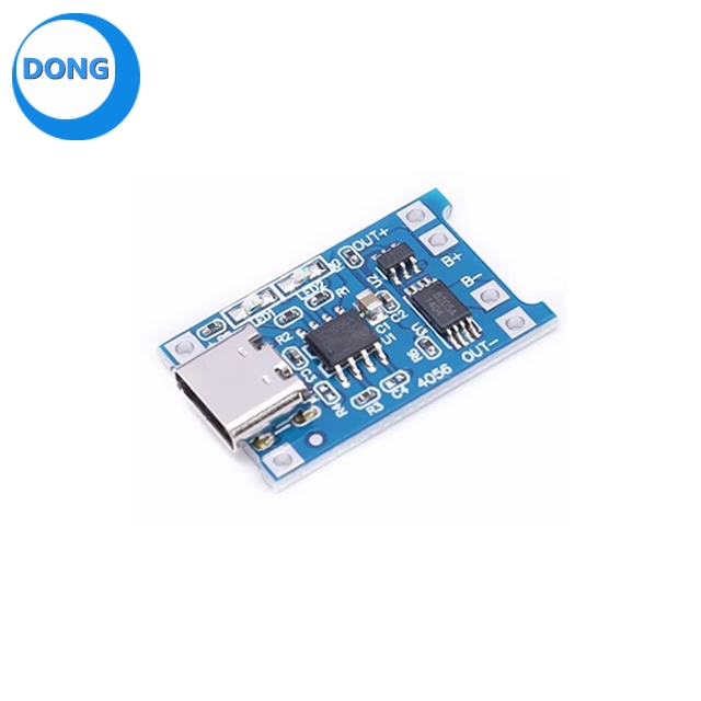 18650 Type C USB 5V 1A TP4056 Lithium Battery Charger Module Charging ...