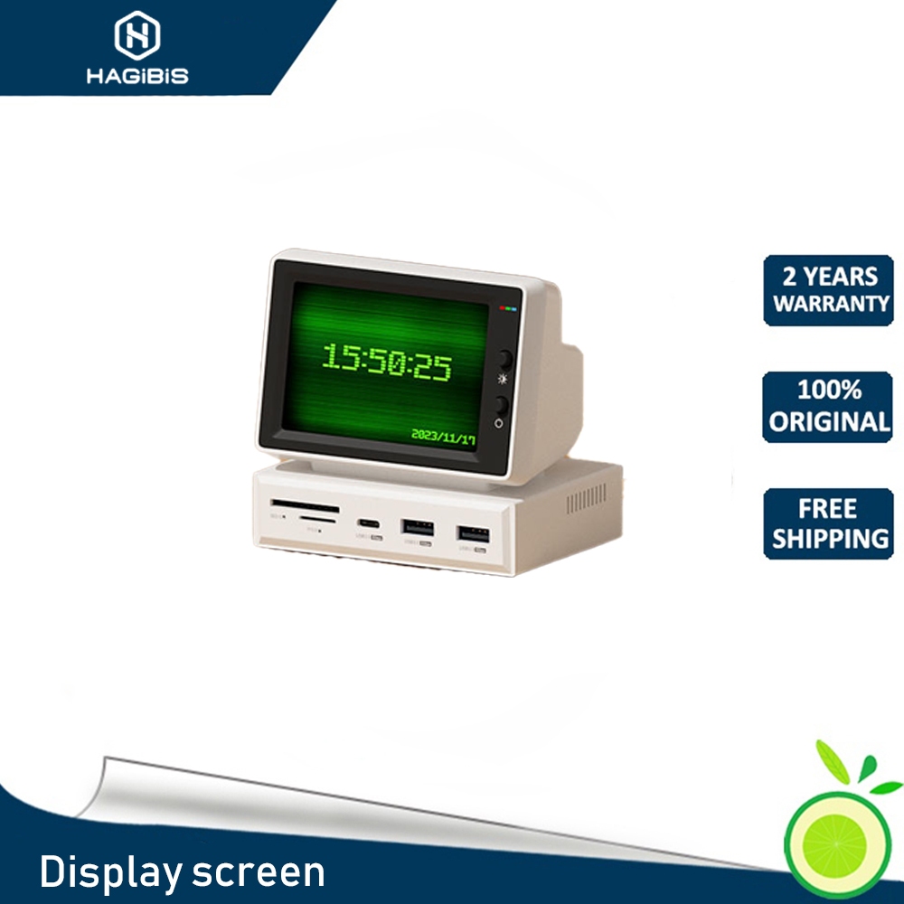 Hagibis 3.5 inch IPS Mini Screen AIDA64 Mini PC CPU RAM HDD Data ...