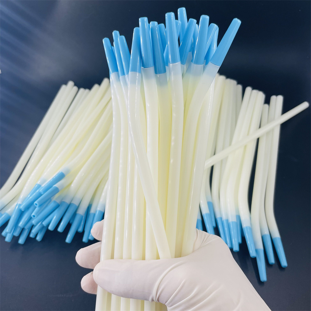 100pcs Dental Disposable Suction Tips Suction Tube Long Slim Type Straw ...